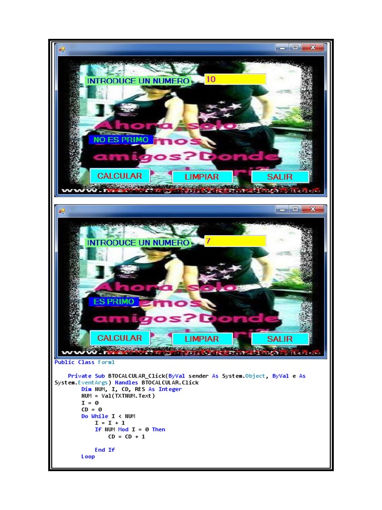 Public Class Private Sub Byval As Byval As Handles Dim As Integer | PDF | Computer Programming ...