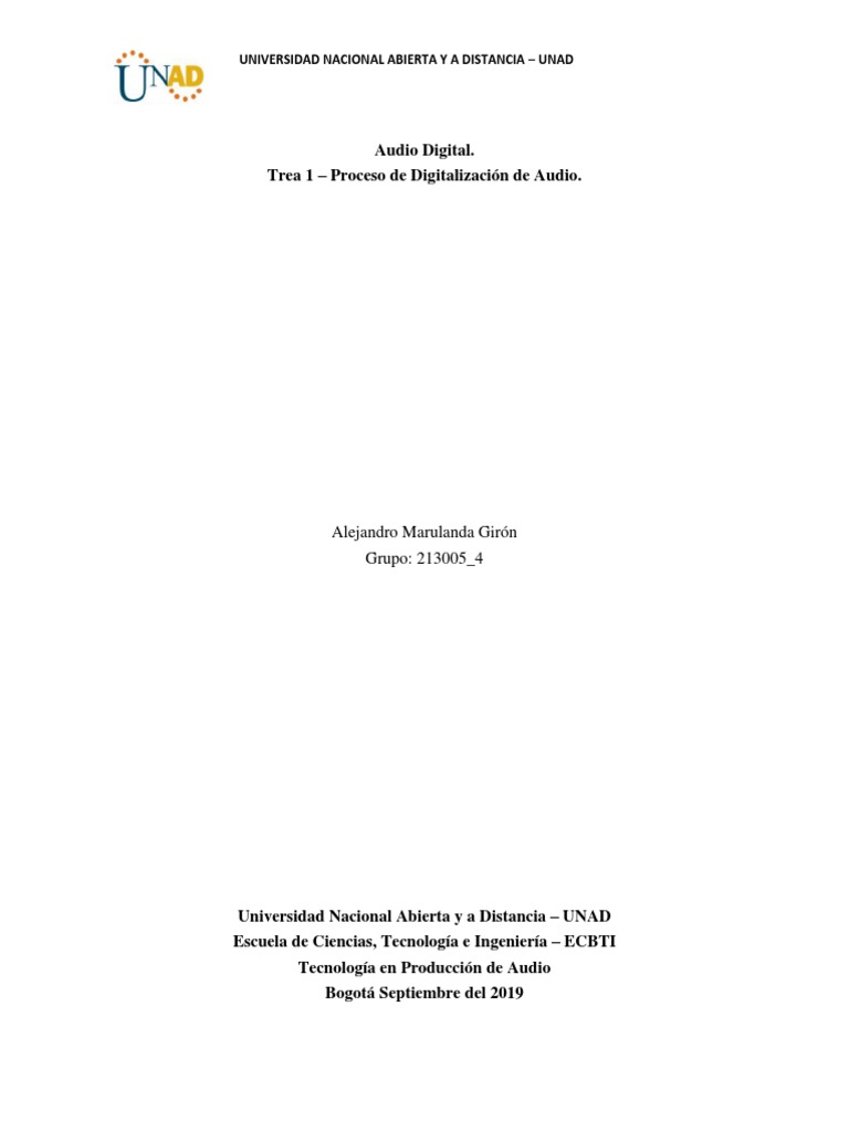 El proceso de digitalización de audio: identificando los pasos clave | PDF