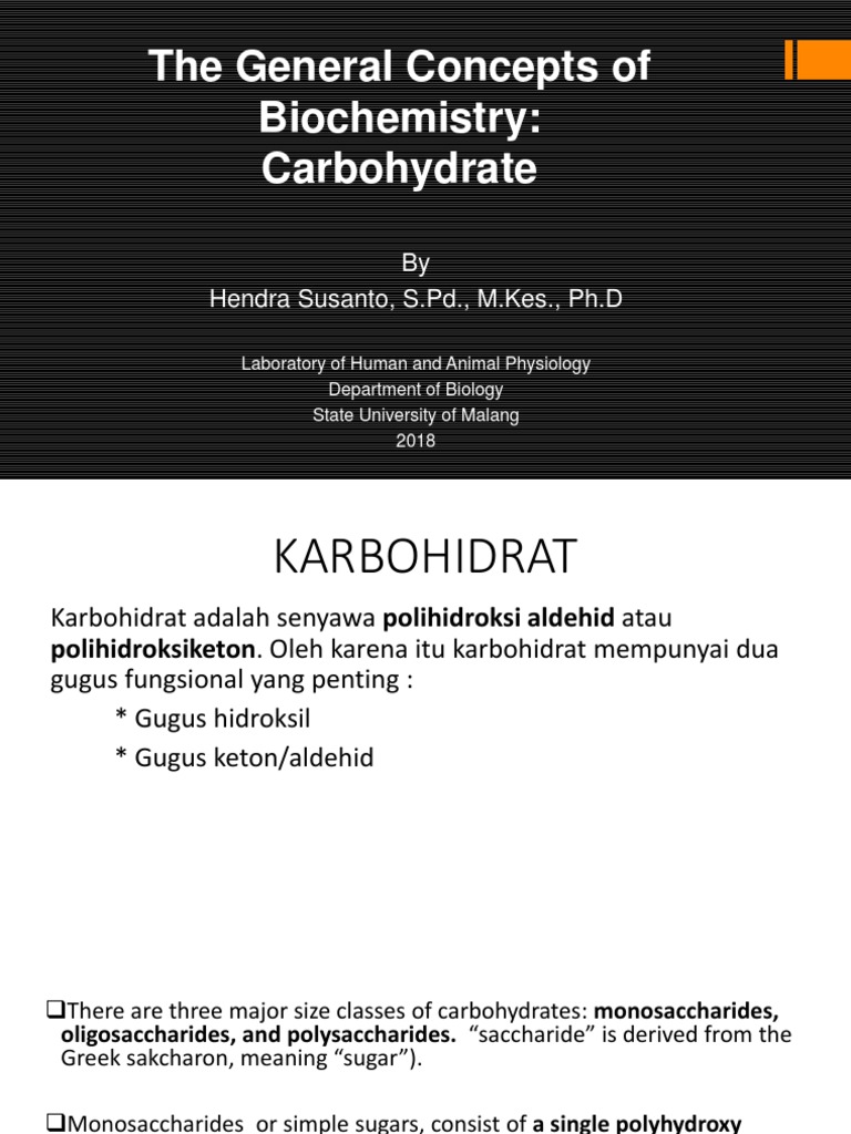 Biochemistry Carbohydrate 20180314 | PDF | Chemical Synthesis ...