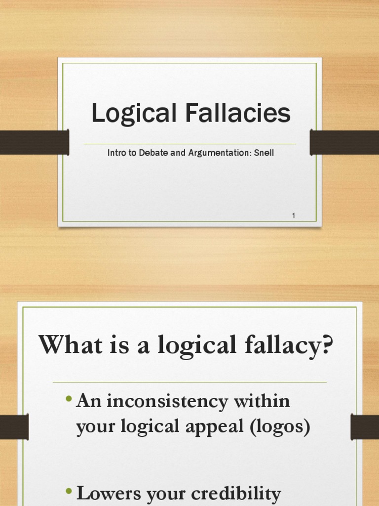 Logical Fallacies Explained: An Introduction to Common Argumentative ...