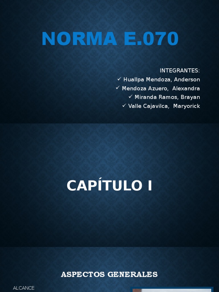 Norma E.070 | PDF | Albañilería | Hormigón