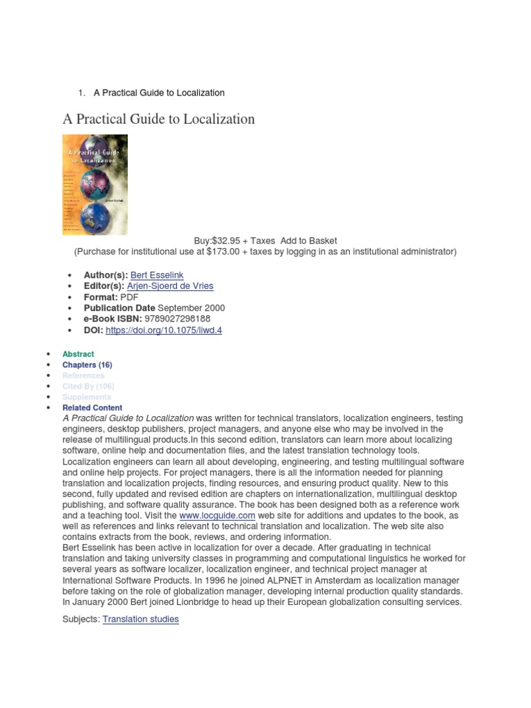 A Practical Guide To Localization | PDF