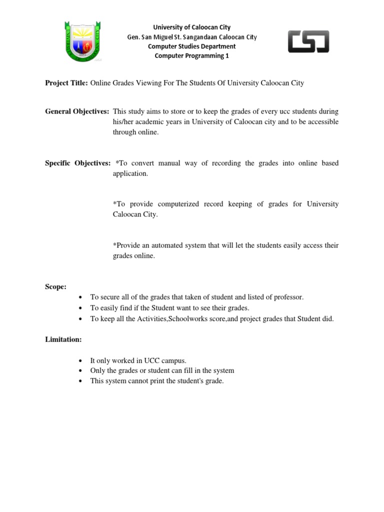 UCC Online Grades Viewing System | PDF | Career & Growth | Computers