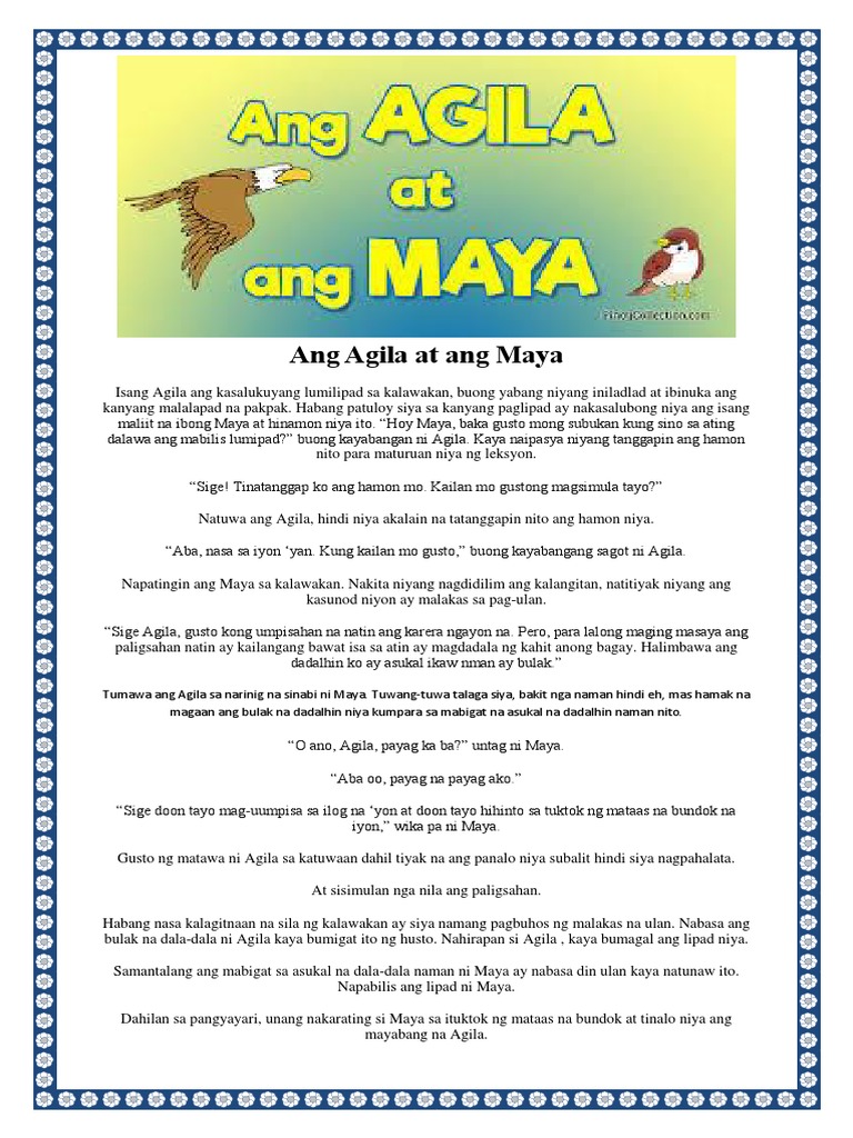 Ang Agila at Ang Maya | PDF