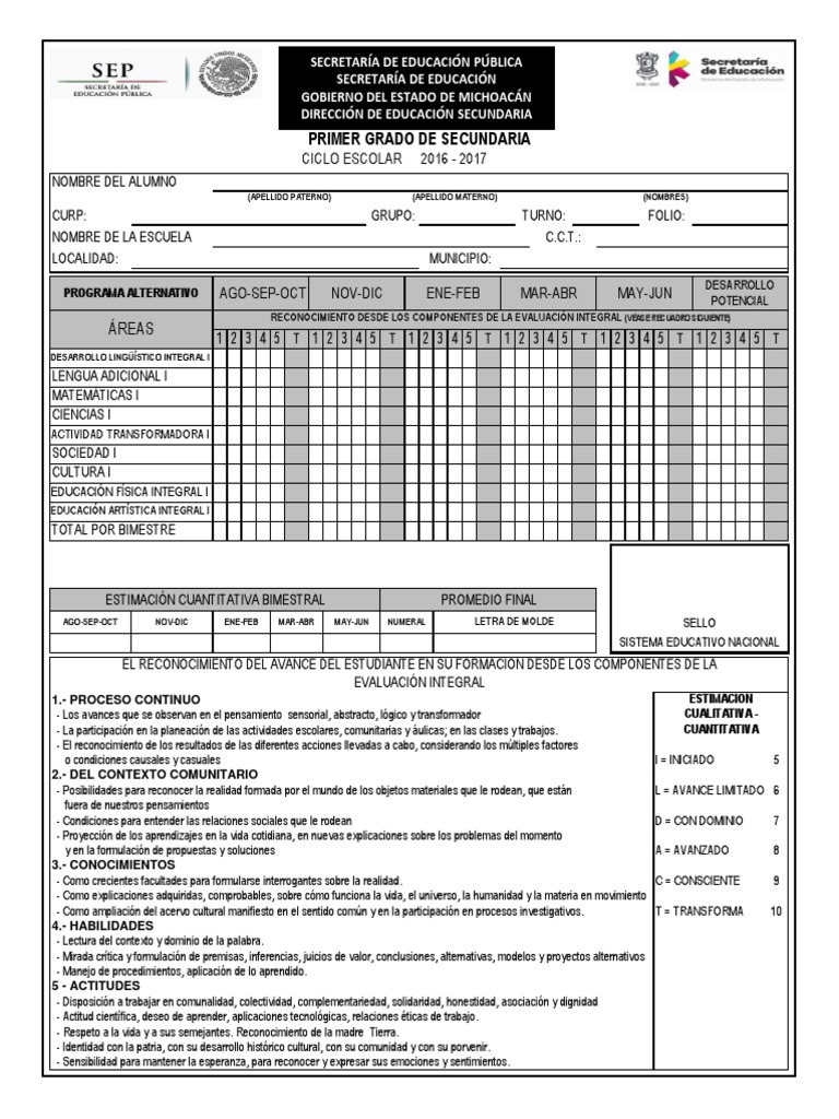 Boleta PDECEM | PDF | Cognición | Conceptos psicologicos