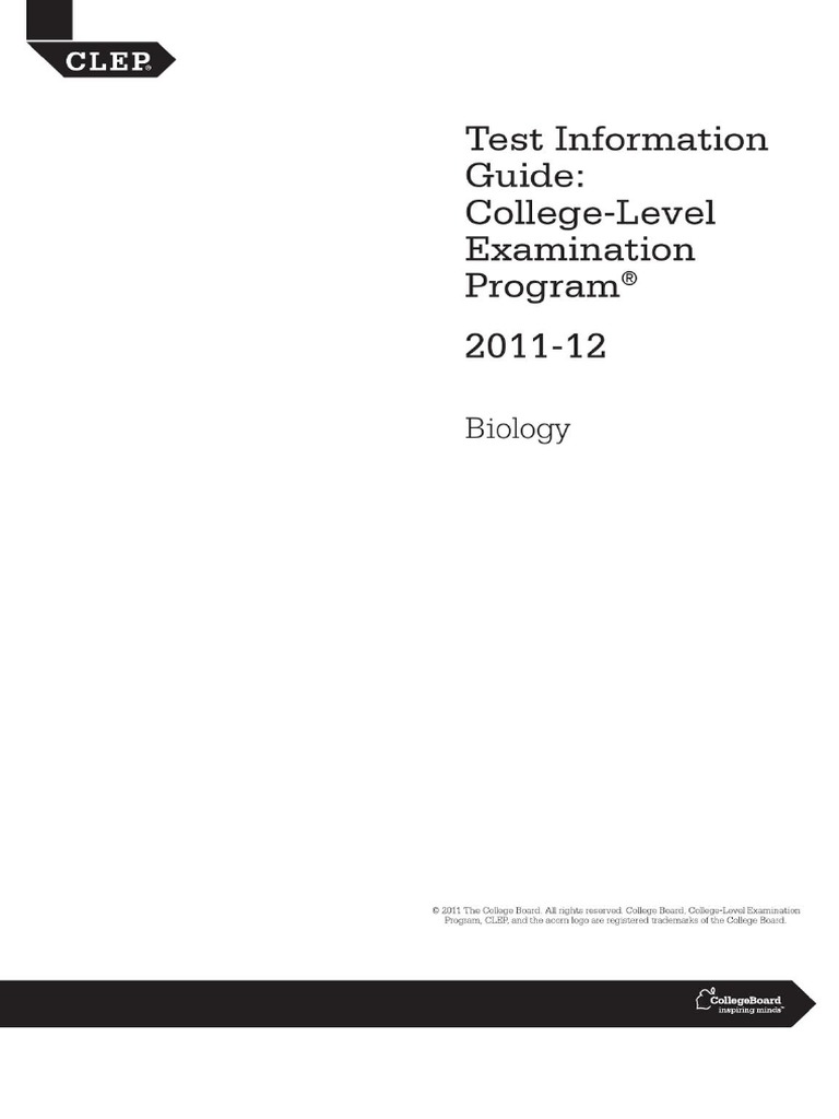 Clep Biology | PDF