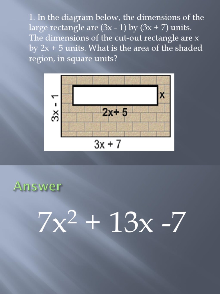 Elementary Algebra | PDF