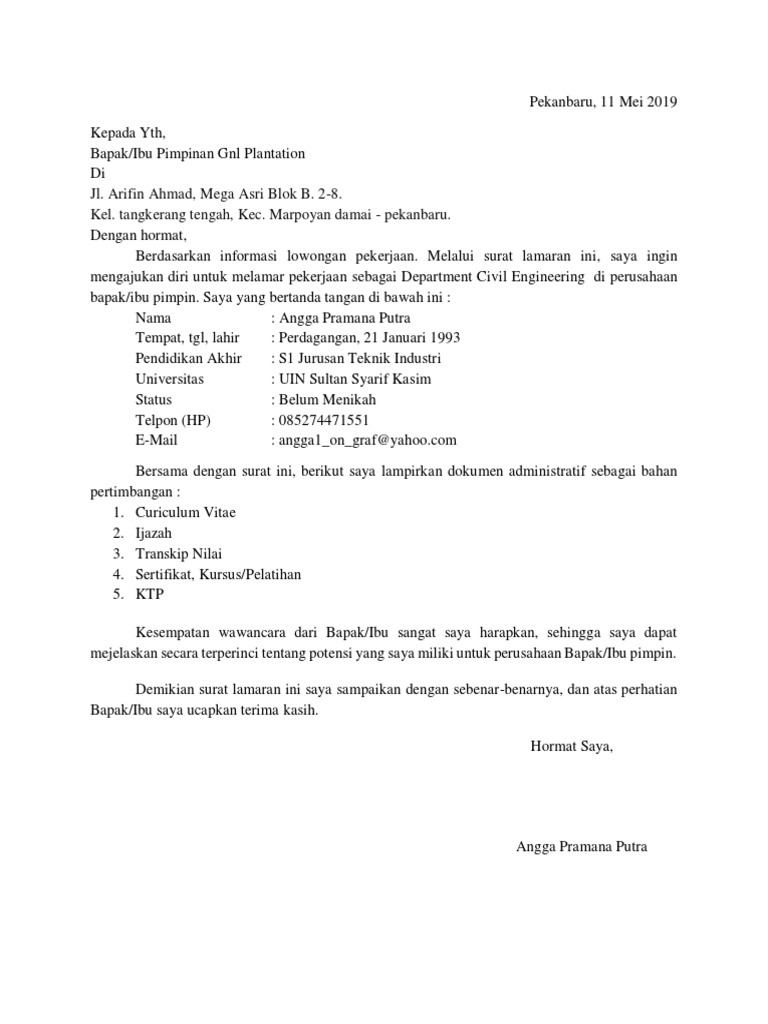 Surat CV | PDF