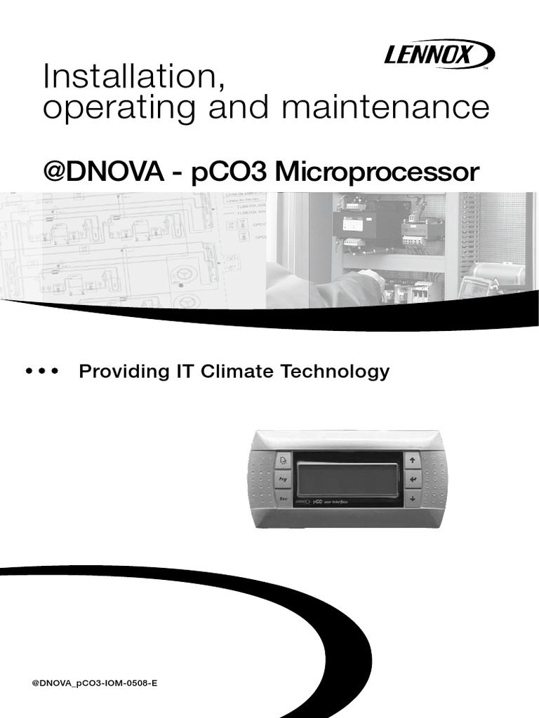 pCO3 Microprocessor User Manual | PDF | Air Conditioning | Electrical ...