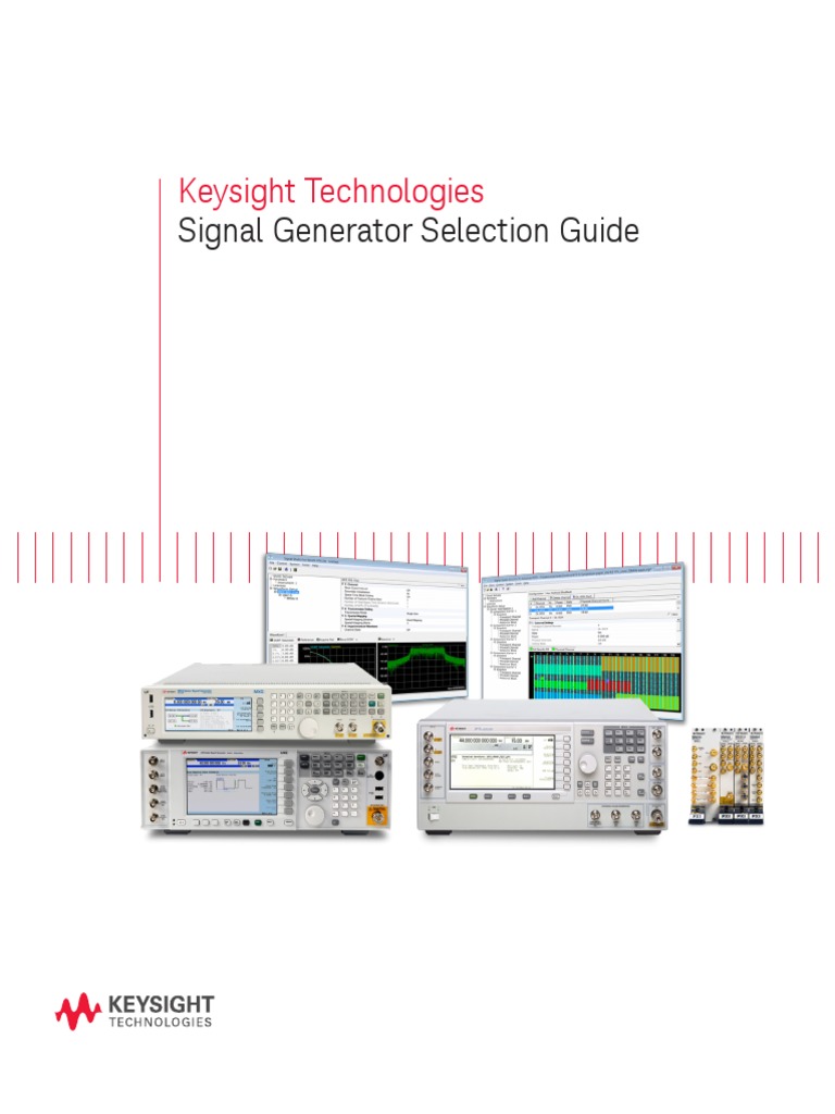 Keysight Technologies: Signal Generator Selection Guide | PDF | Hertz ...