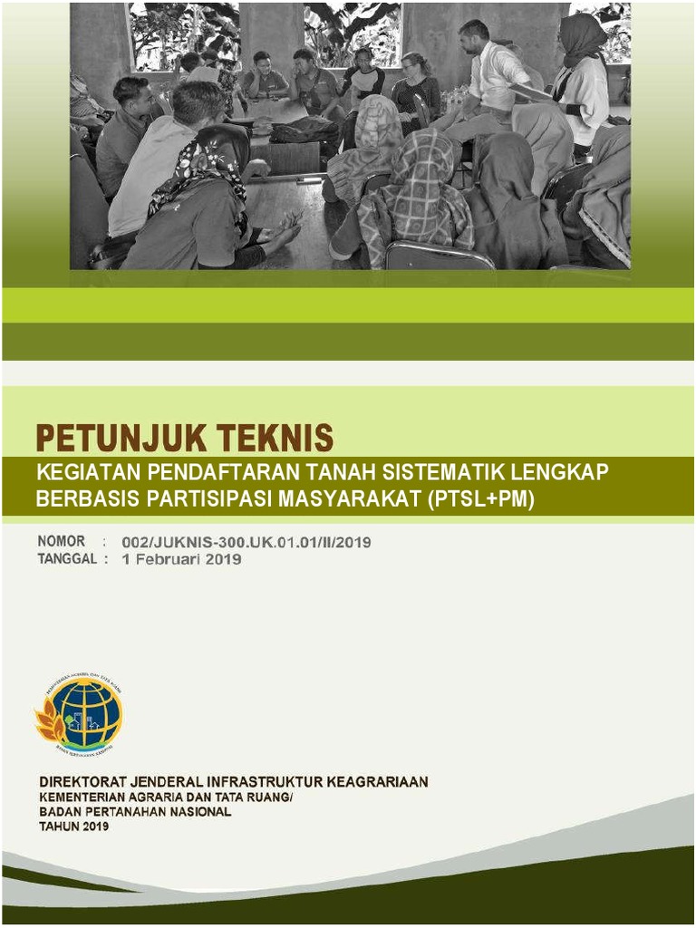 JUKNIS PTSL Berdasarkan PM PDF | PDF