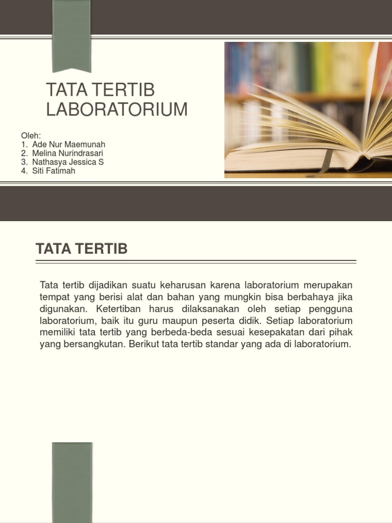 Tata Tertib Laboratorium | PDF