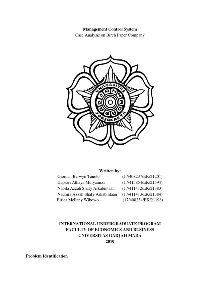 BIRCH Paper Company Solution | PDF | Pricing | Profit (Economics)