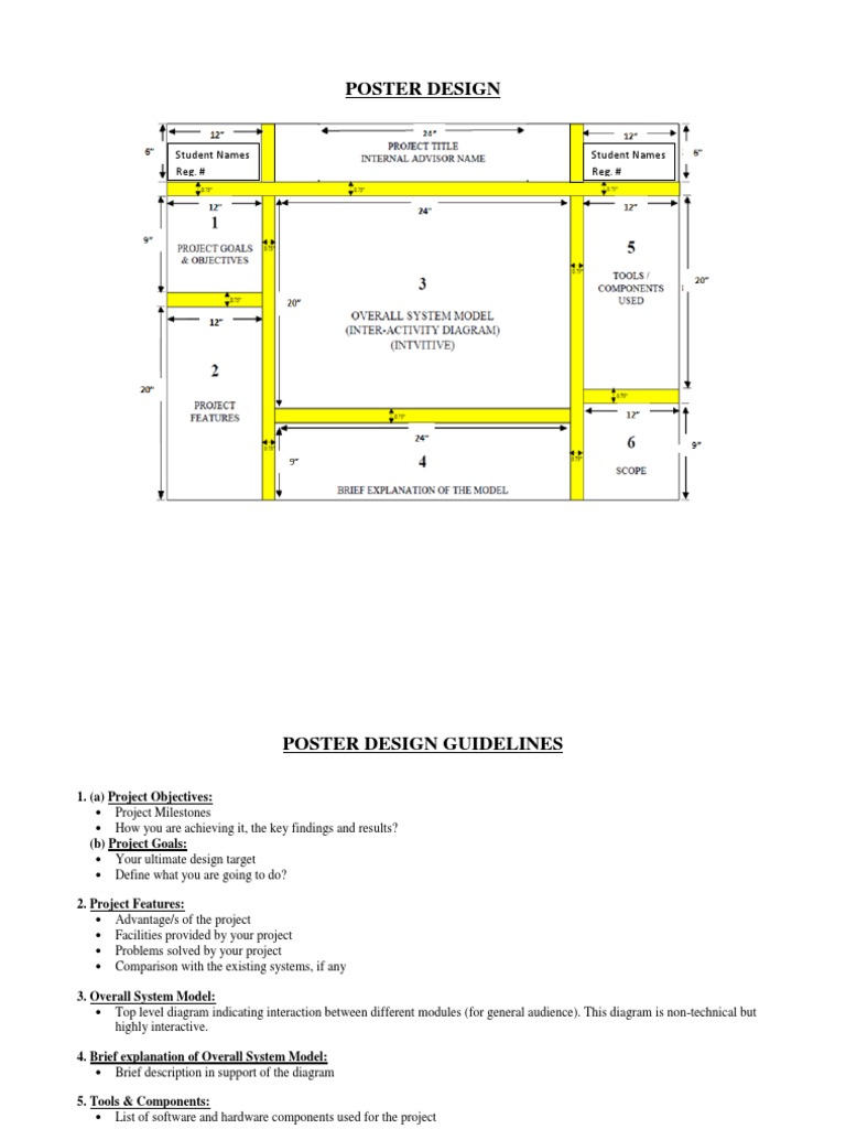 FYP Poster Presentation Guidelines | PDF