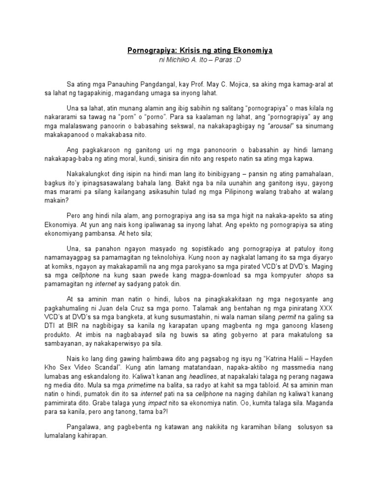 Talumpati Filipino | PDF