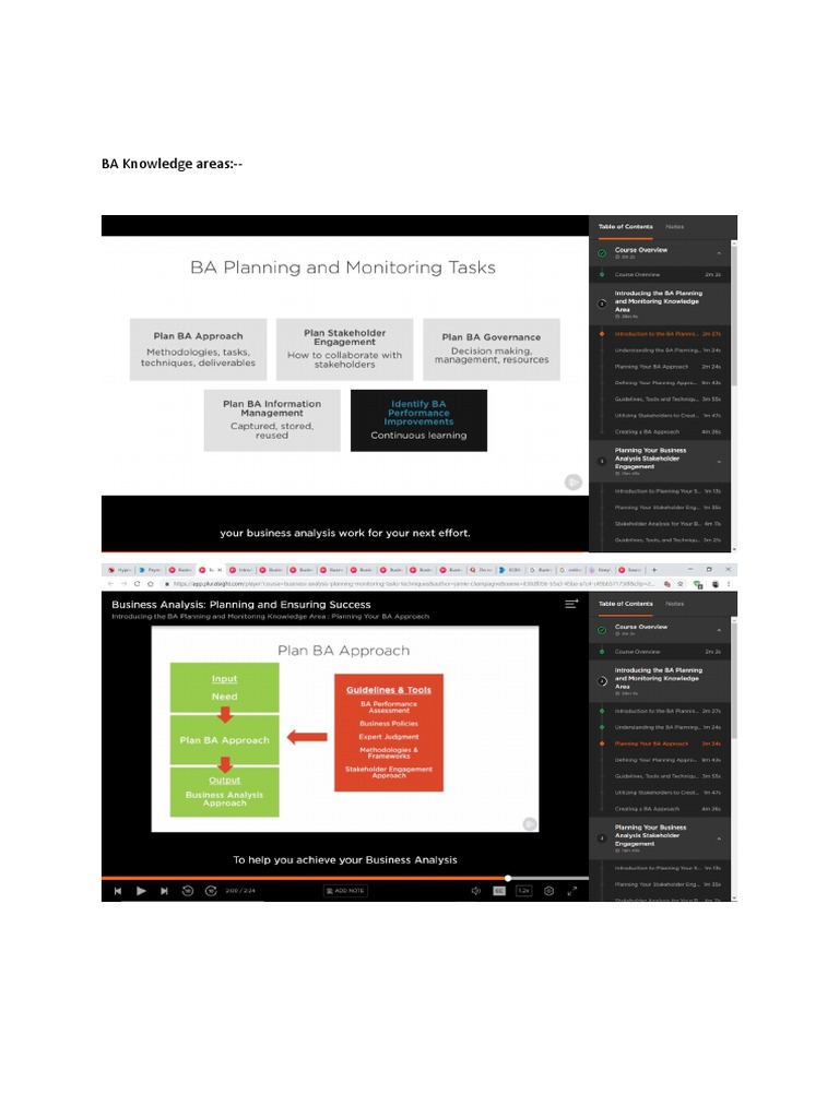 BA Knowledge Areas | PDF