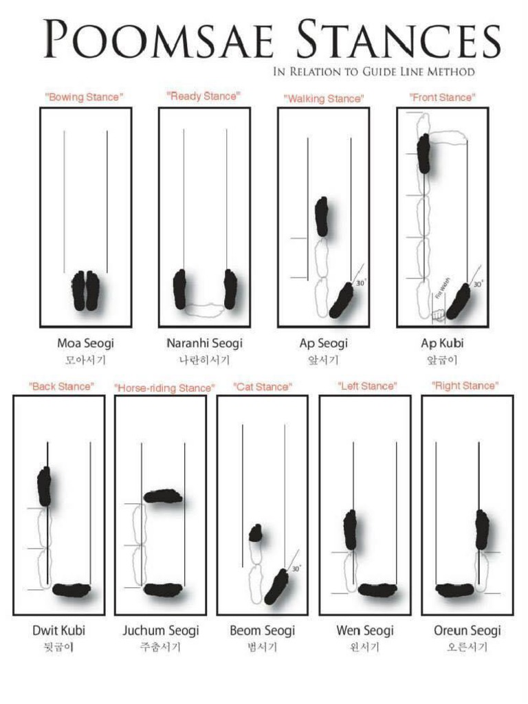 Poomsae Stances | PDF