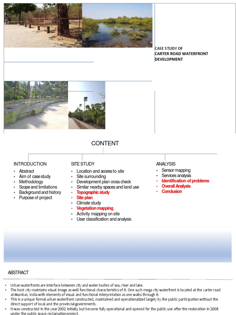 Carter Road Waterfront Development Study | PDF | Mumbai | Humidity