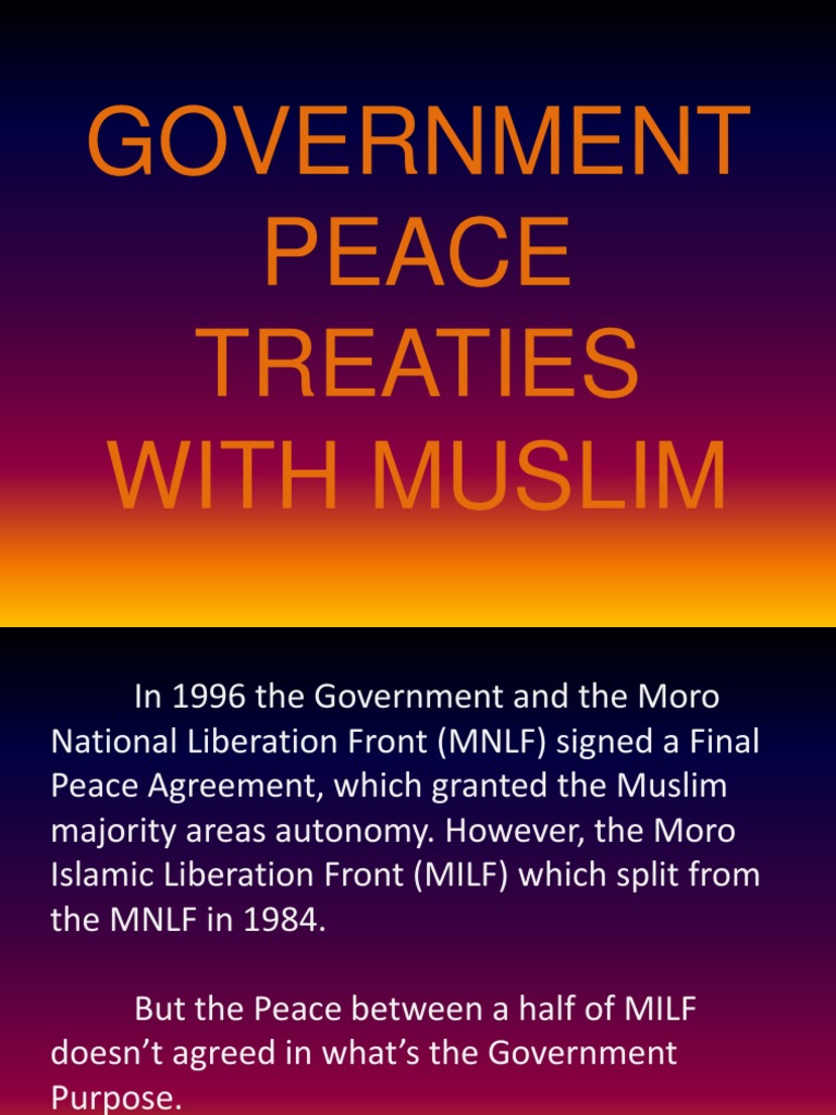 2014 Bangsamoro Peace Agreement Overview | PDF | Philippines ...