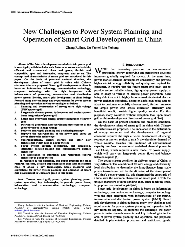 Research Paper | PDF | Electrical Grid | Smart Grid