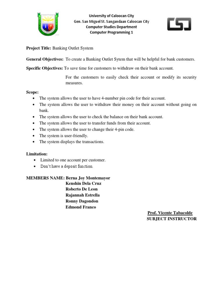 Banking Outlet | PDF