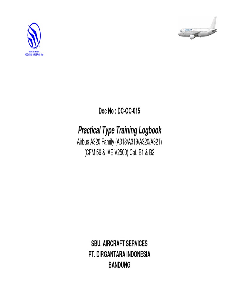 DC-QC-015 Practical Type Training Logbook PDF | PDF | Aerospace ...