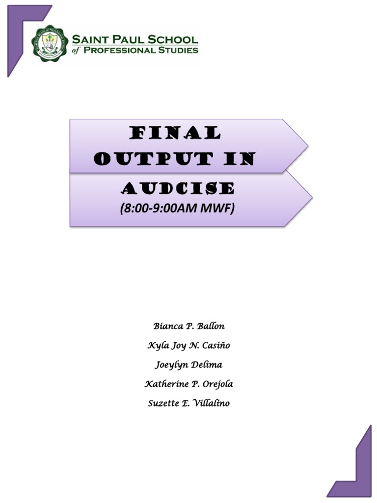 Audcise Final Output | PDF | Password | Computer Virus