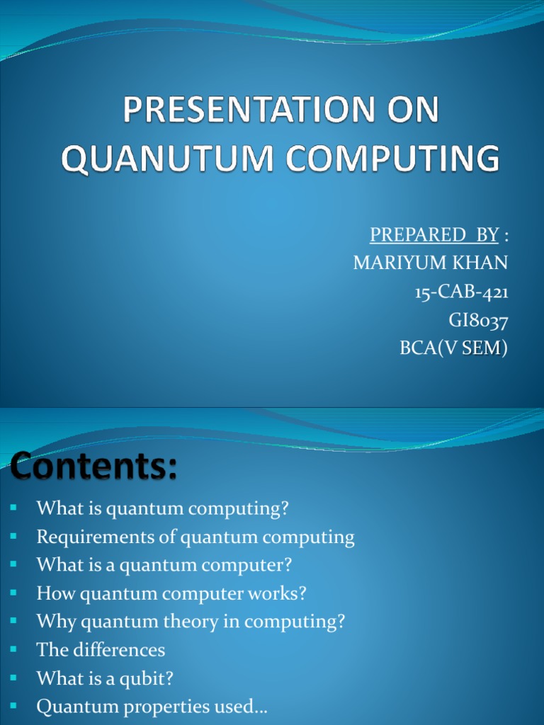 Understanding Quantum Computing Basics | PDF | Quantum Computing | Quantum Mechanics