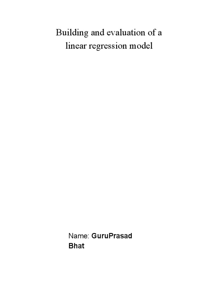 DataScience With R (Assignment 5-Report) | PDF | Coefficient Of ...