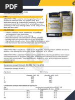 Isocrete K Screed Technical Data Sheet | PDF | Polyethylene | Fibers