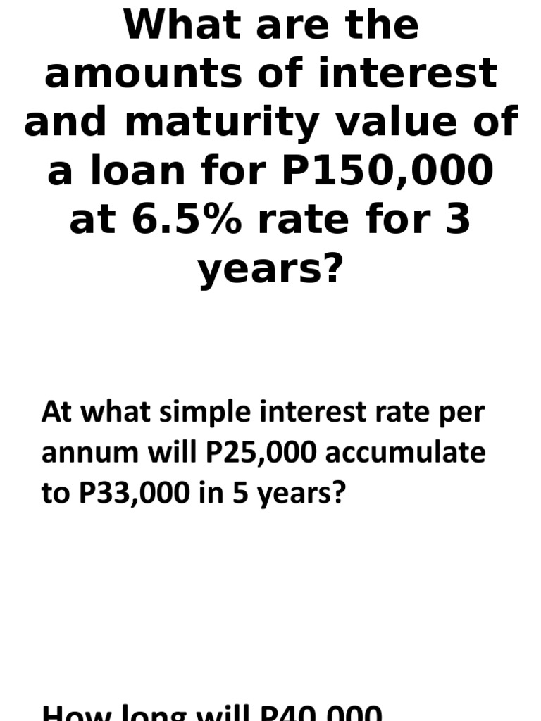 Simple Interest | PDF