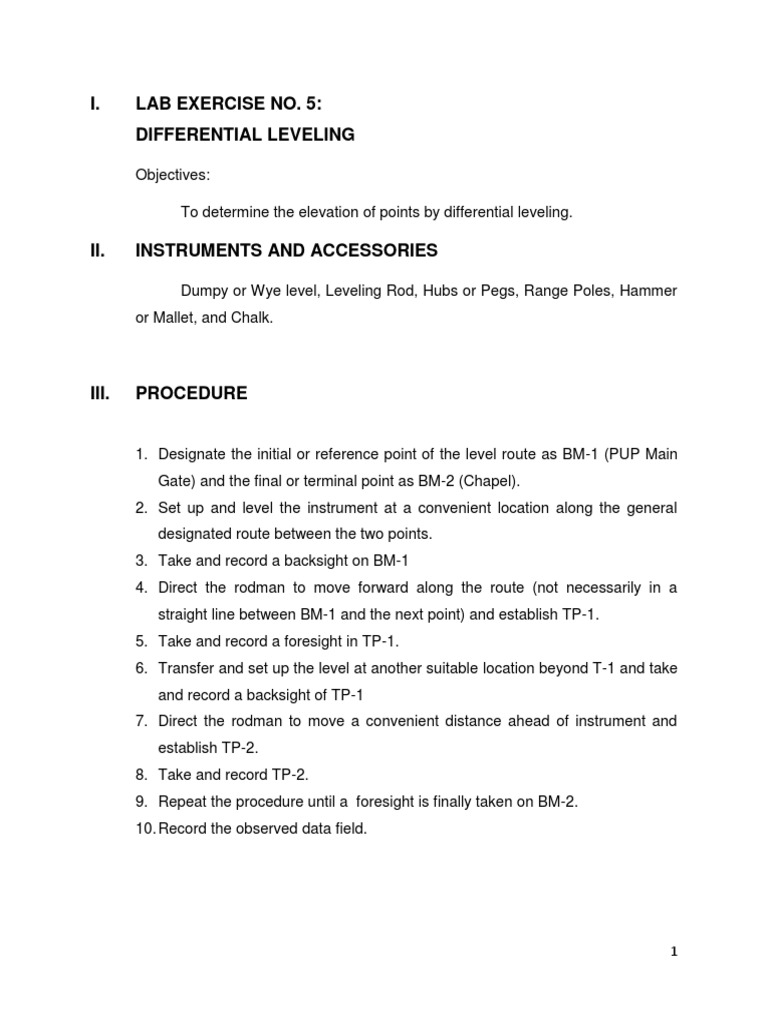 Lab Exercise No 5 | Download Free PDF | Geodesy | Applied And Interdisciplinary Physics