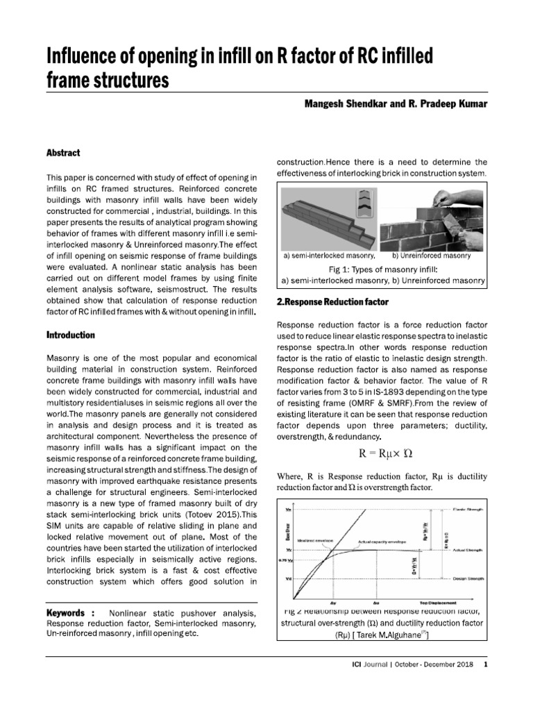 Response Reduction Factor | PDF