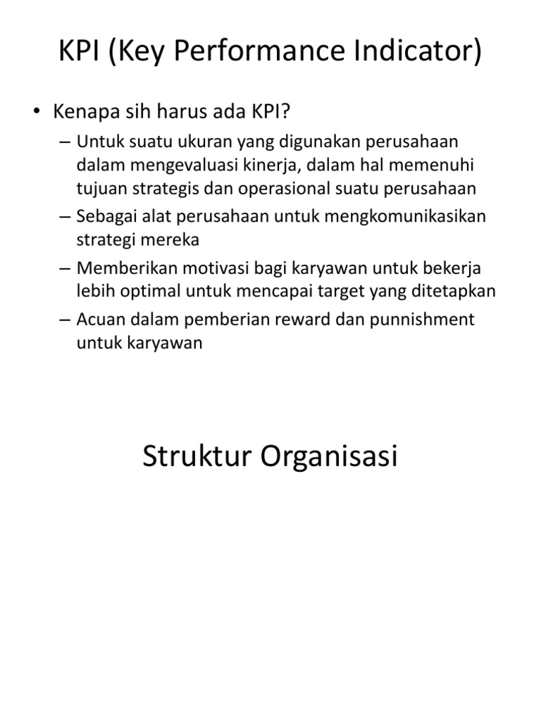 Draft KPI | PDF