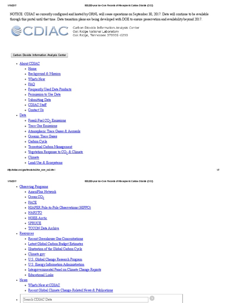 Ice Core Records - Climate Change | PDF | Climate Change | Greenhouse Gas