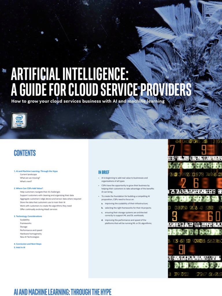 Intel Artificial Intelligence Eguide | PDF | Deep Learning | Artificial Intelligence