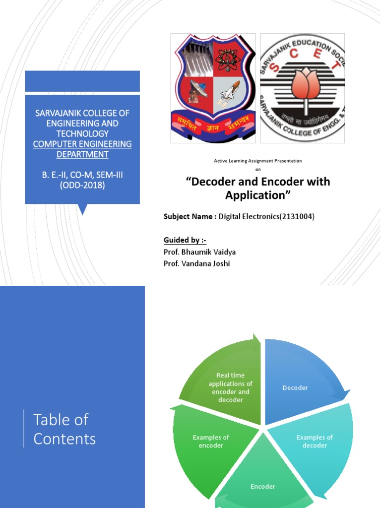 Decoder and Encoder With Application | PDF | Logic Gate | Binary Coded Decimal