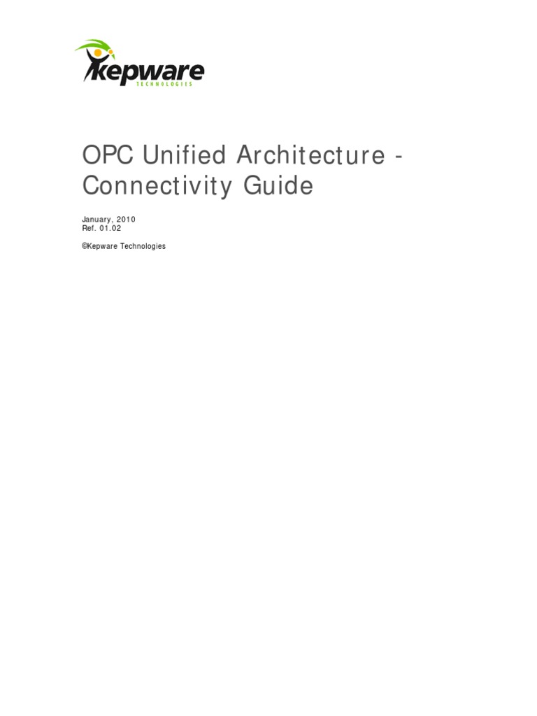 OPC UA Connectivity Guide | PDF | Server (Computing) | Port (Computer Networking)