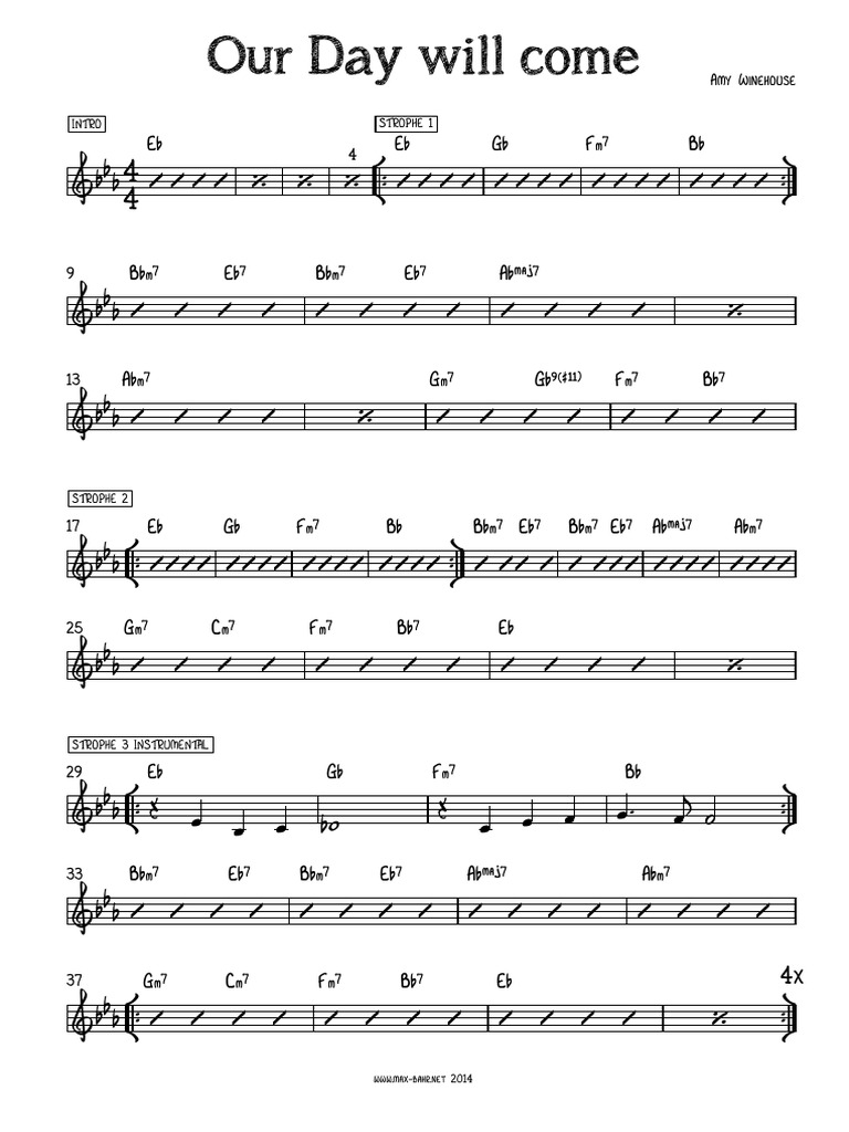 Our Day Will Come - Amy Winehouse | PDF