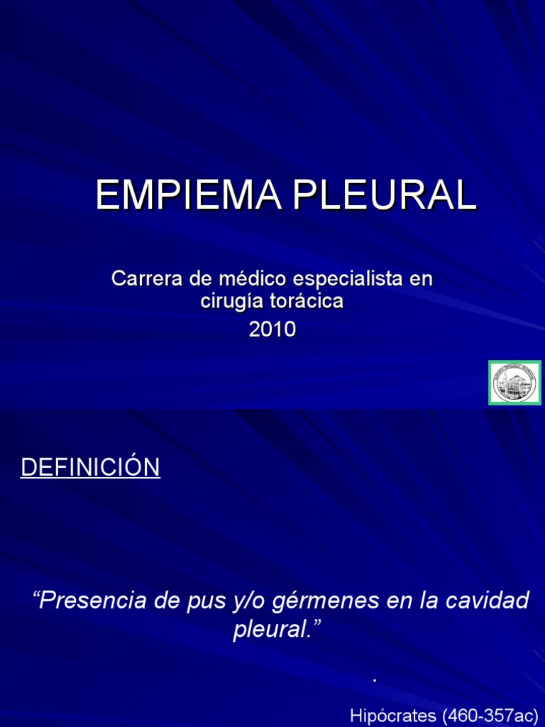 Empiema DR Yardin | PDF