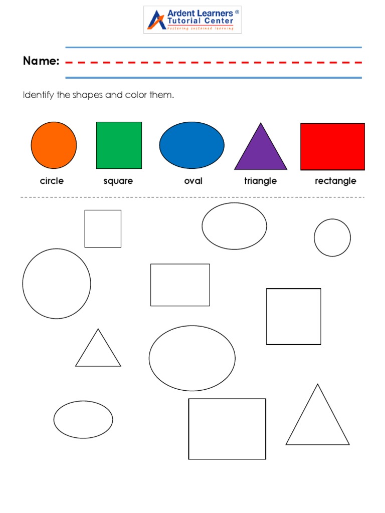 Color Shape Number Pre | PDF