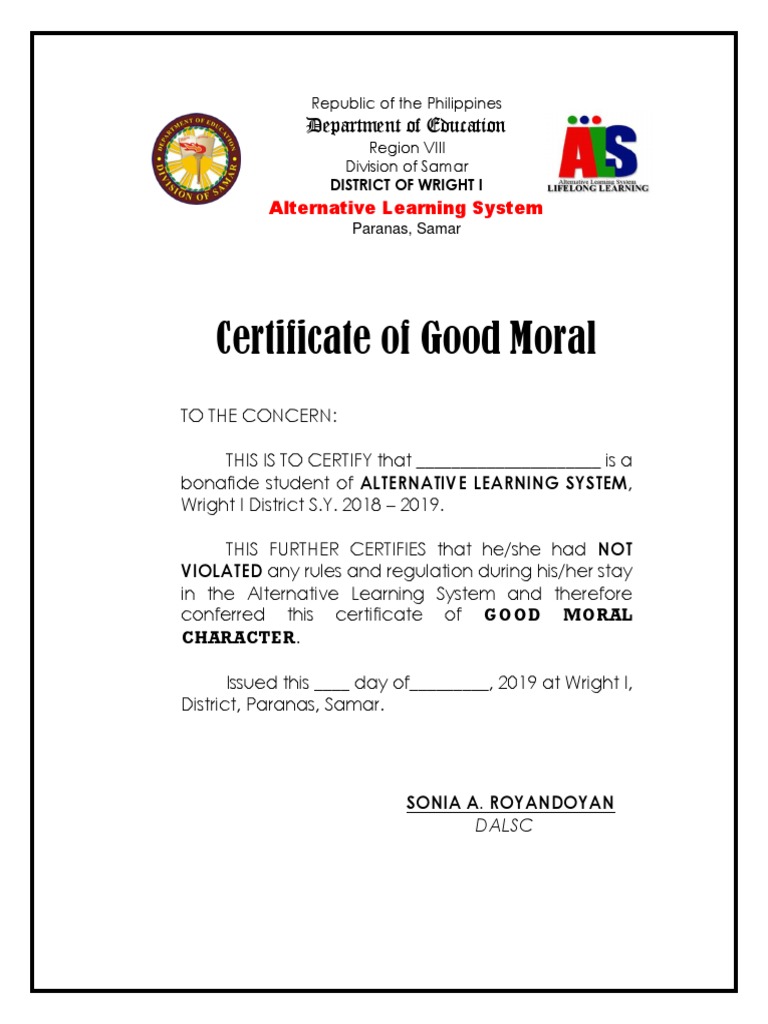 Als Certificate | PDF