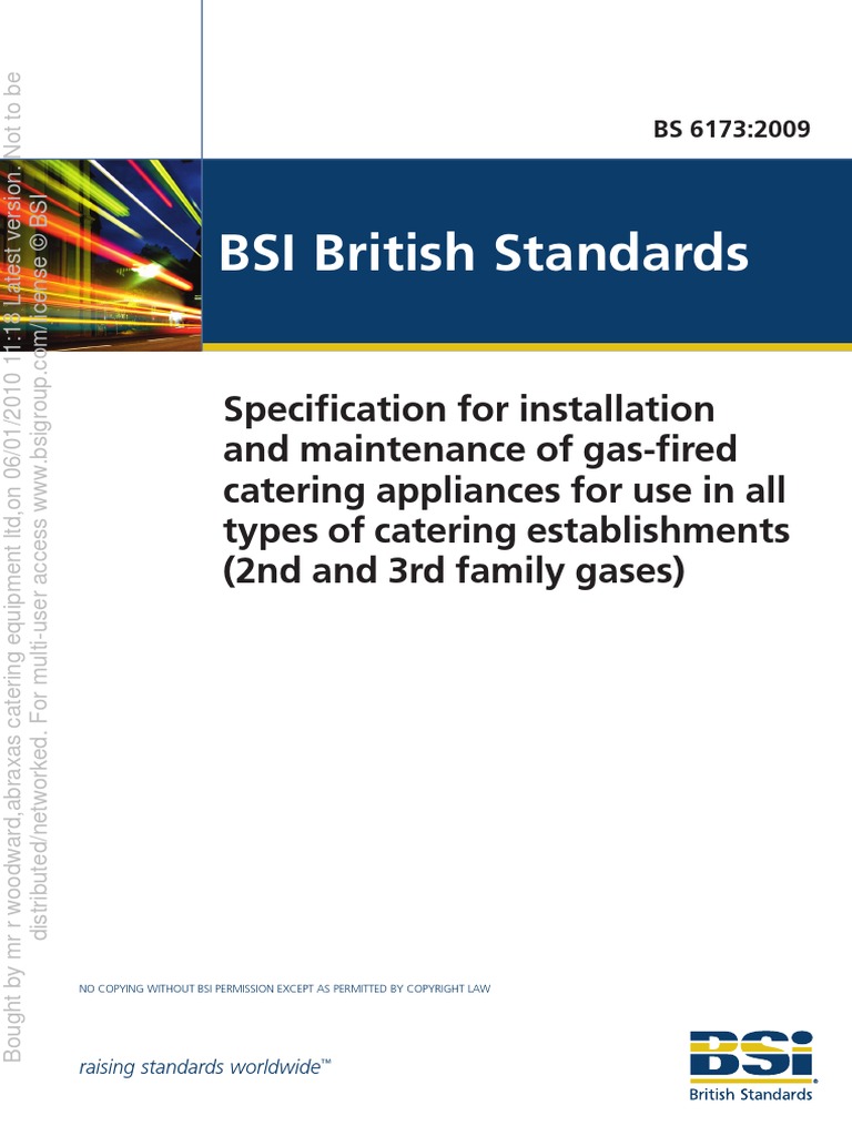 Bs 6173 | PDF | Ventilation (Architecture) | Ac Power Plugs And Sockets