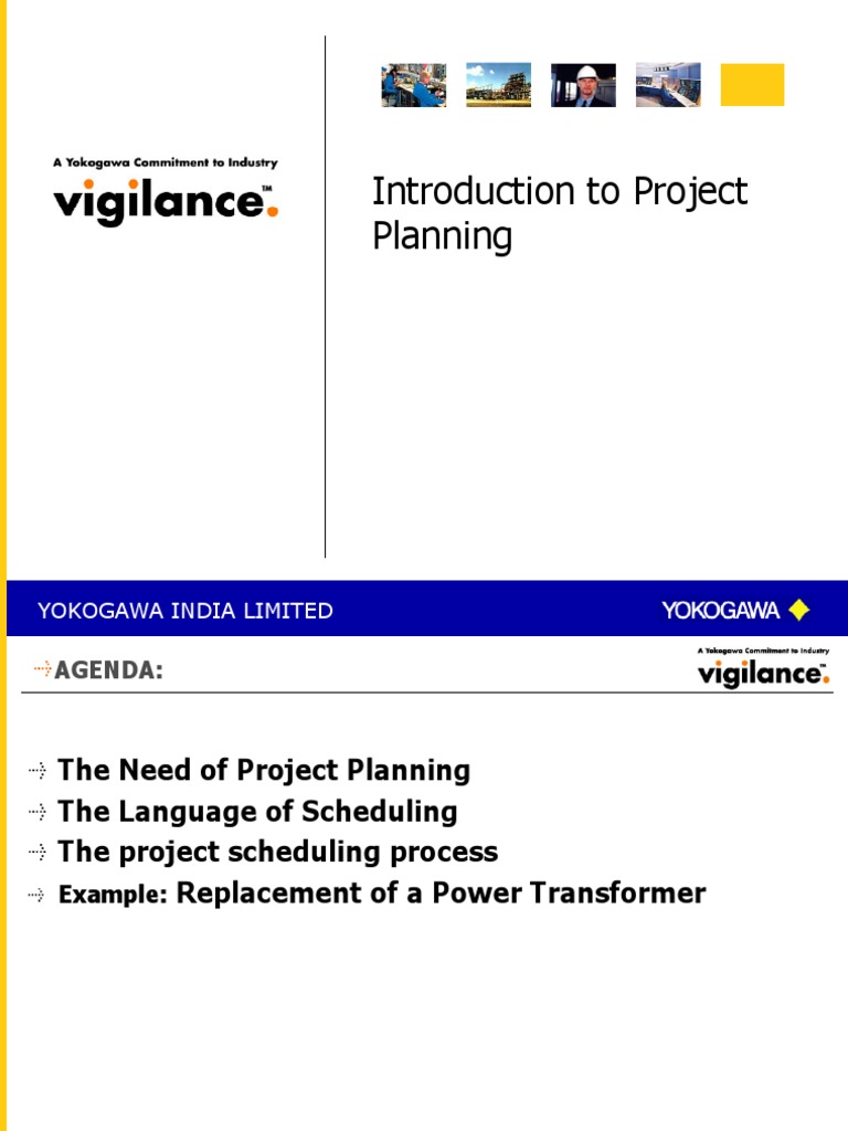 Introduction To Project Planning: Yokogawa India Limited | PDF | Areas ...