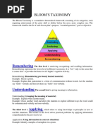 Barret's Taxonomy: 5 Levels of Reading Comprehension | PDF