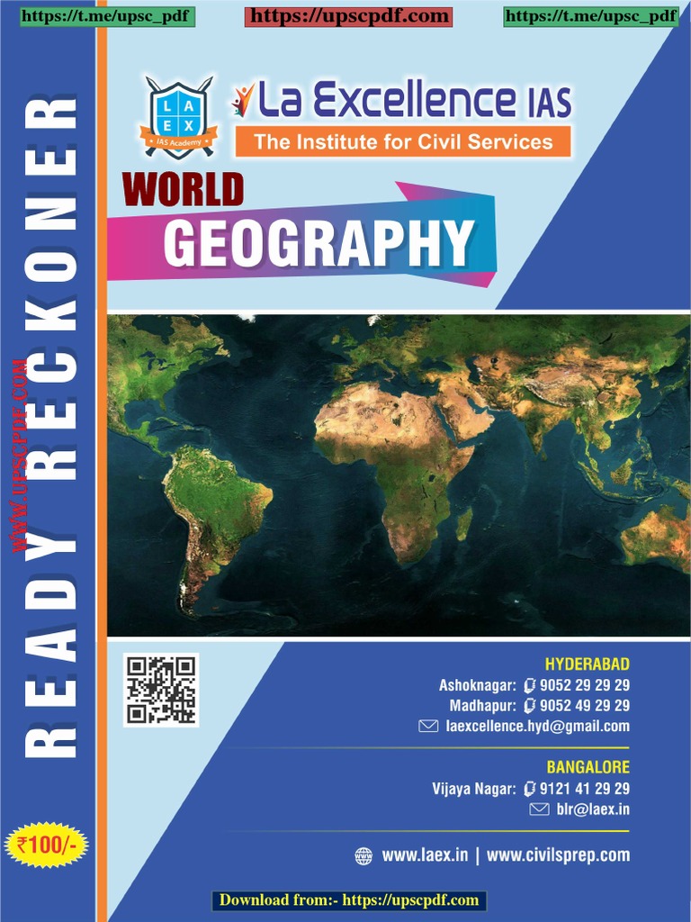 La Excellence World Geography Ready Recokner PDF | PDF | Plate ...