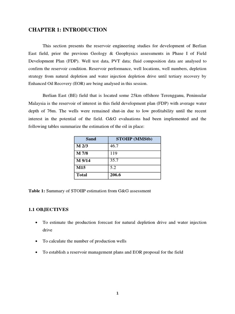Reservoir Report | PDF | Petroleum Reservoir | Petroleum