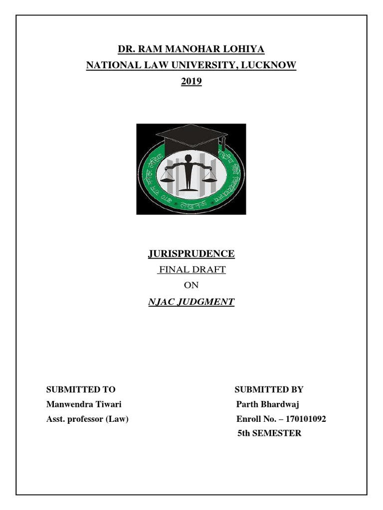 NJAC Judgment Analysis | PDF | Supreme Court Of India | United States ...