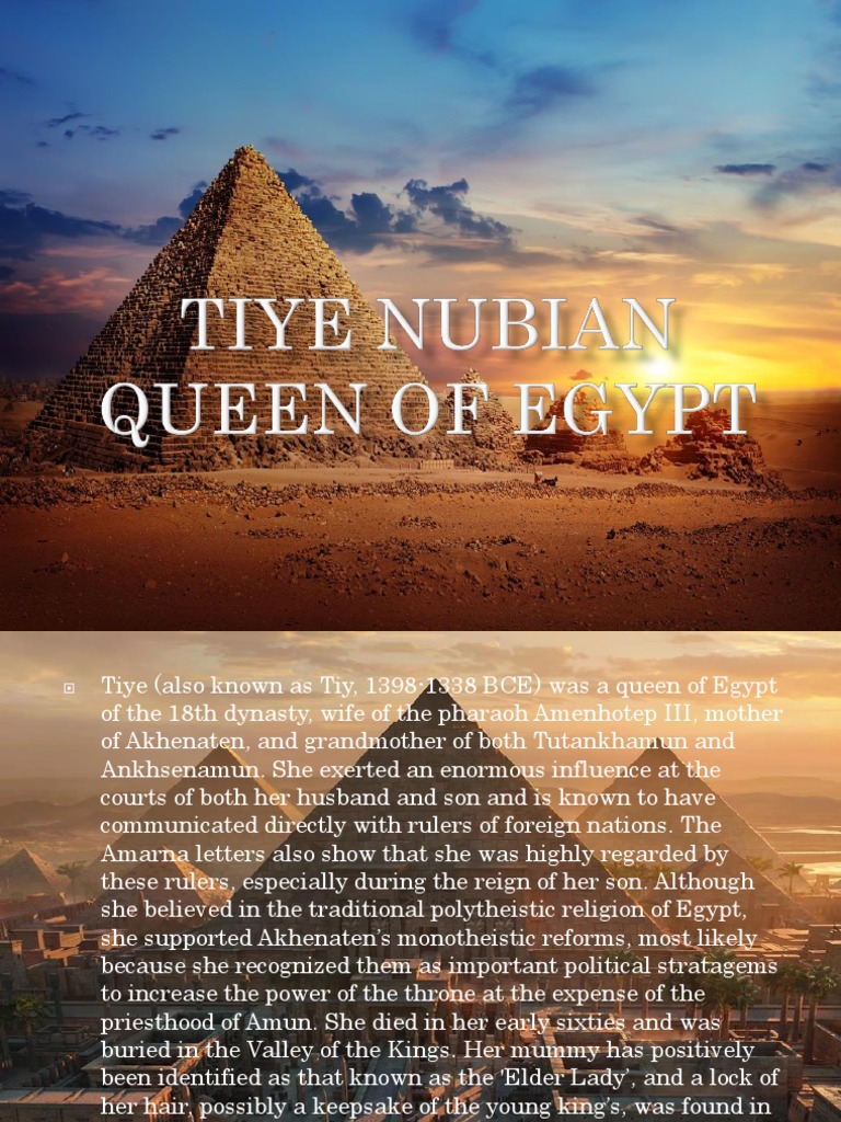 Queen Tiye: Power in Ancient Egypt | PDF | Akhenaten | Pharaohs Of The ...