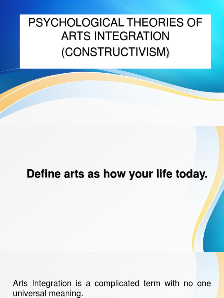 Arts Integration Theories | PDF